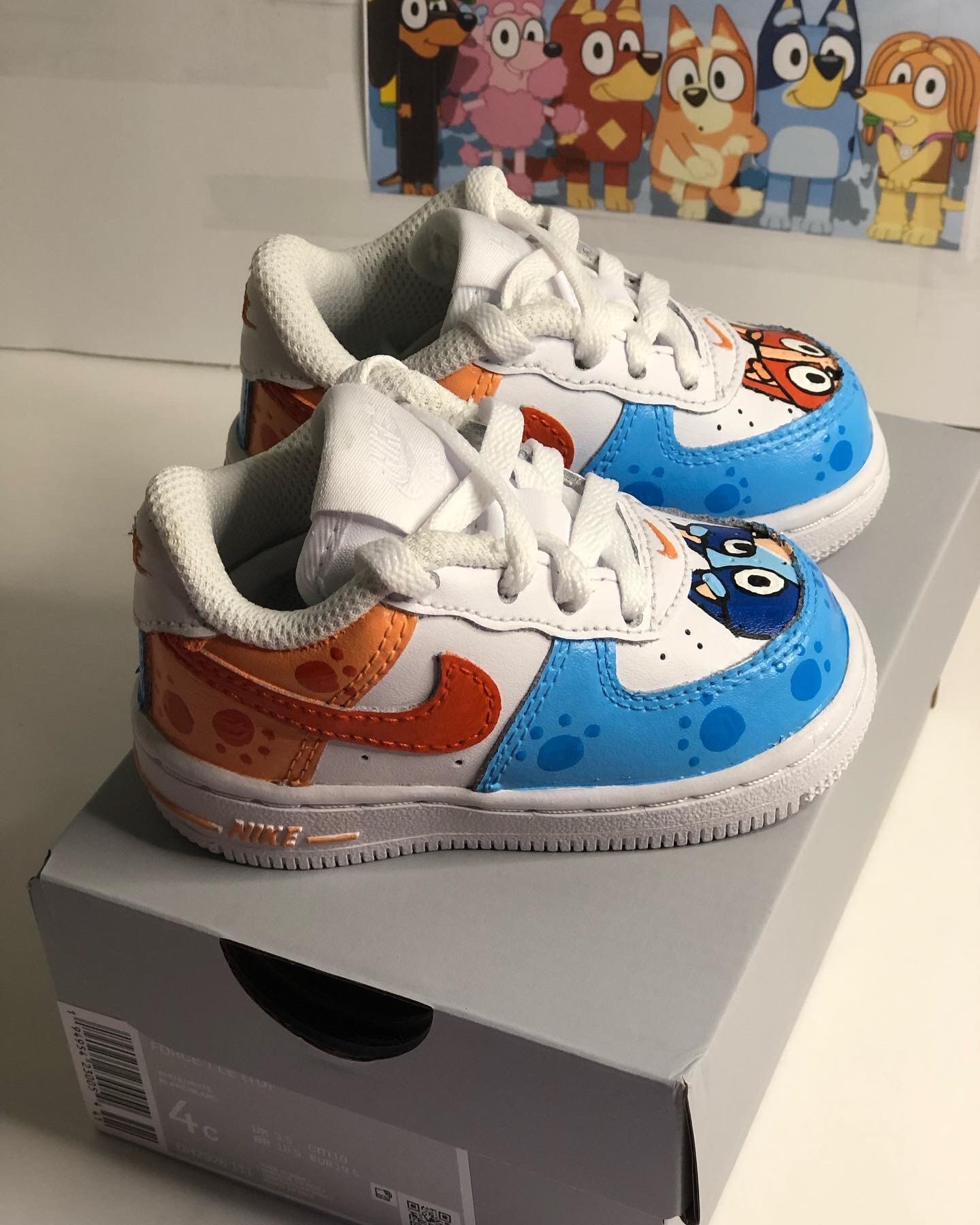 Toddler Shoes Nike Bluey Etsy Toddler Shoes Nike Bluey Etsy