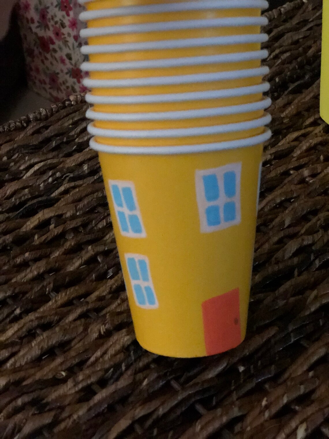 Peppa Pig House Cups Peppa Peppa Pig Birthday Party Cups - Etsy
