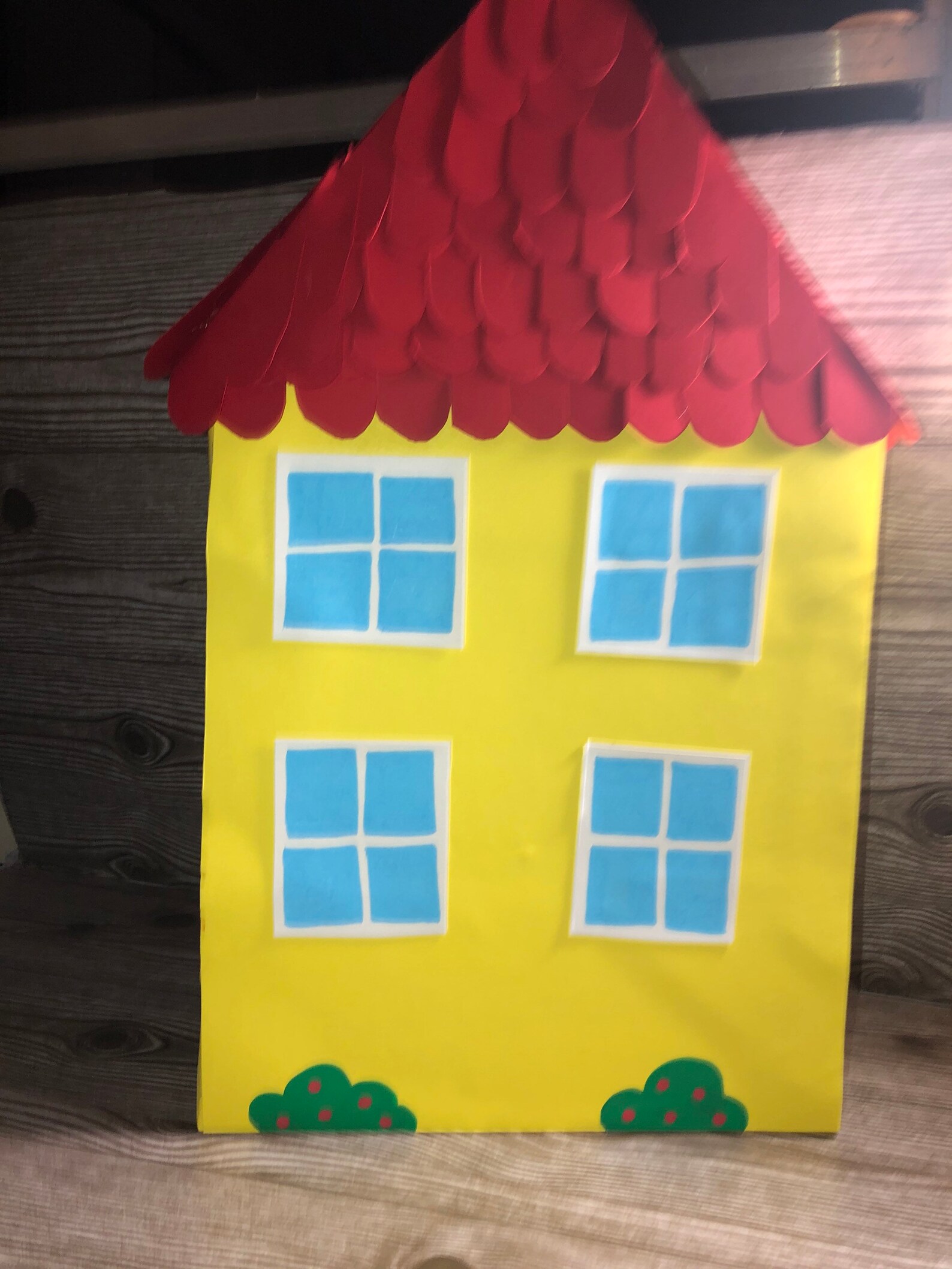 Peppa Pig House Prop Peppa Pig Birthday Decorations by - Etsy