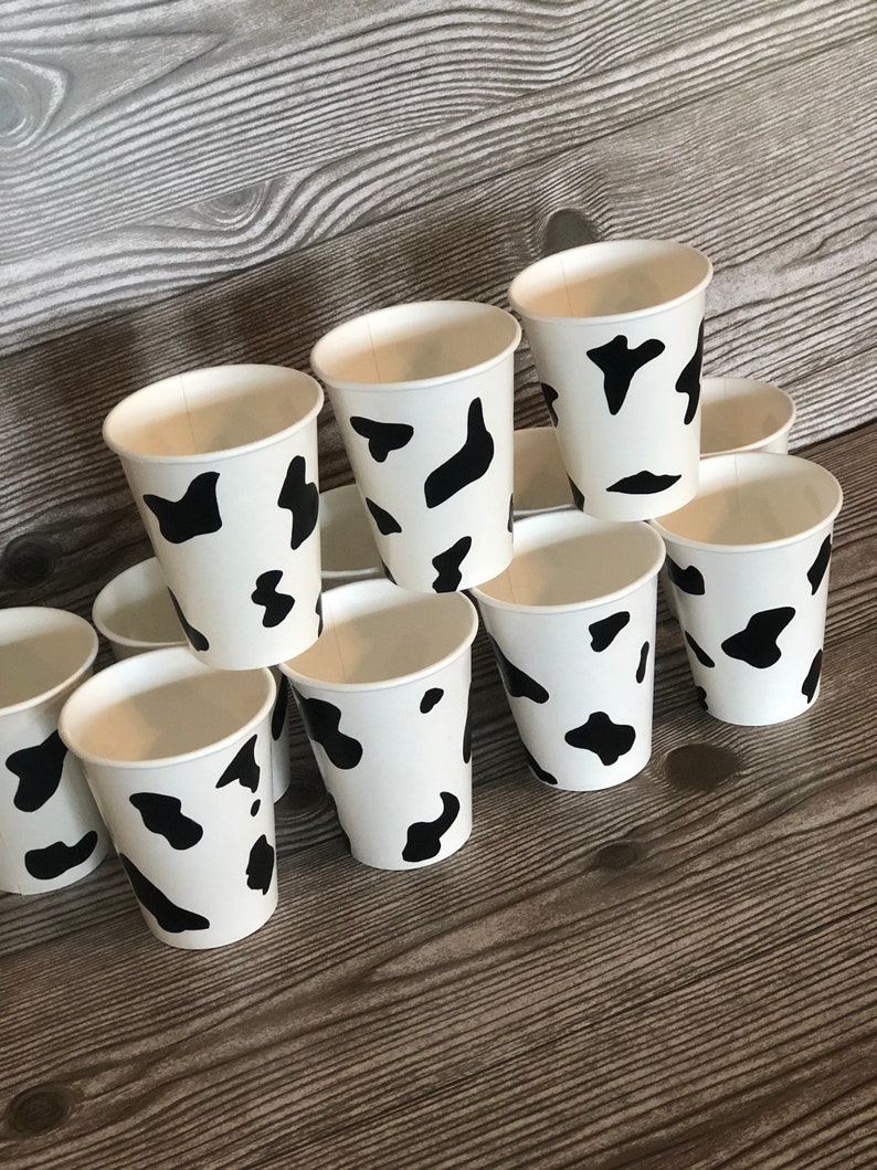 Cow Cups Cow Cups Farm Farm Birthday Farm Animals | Etsy