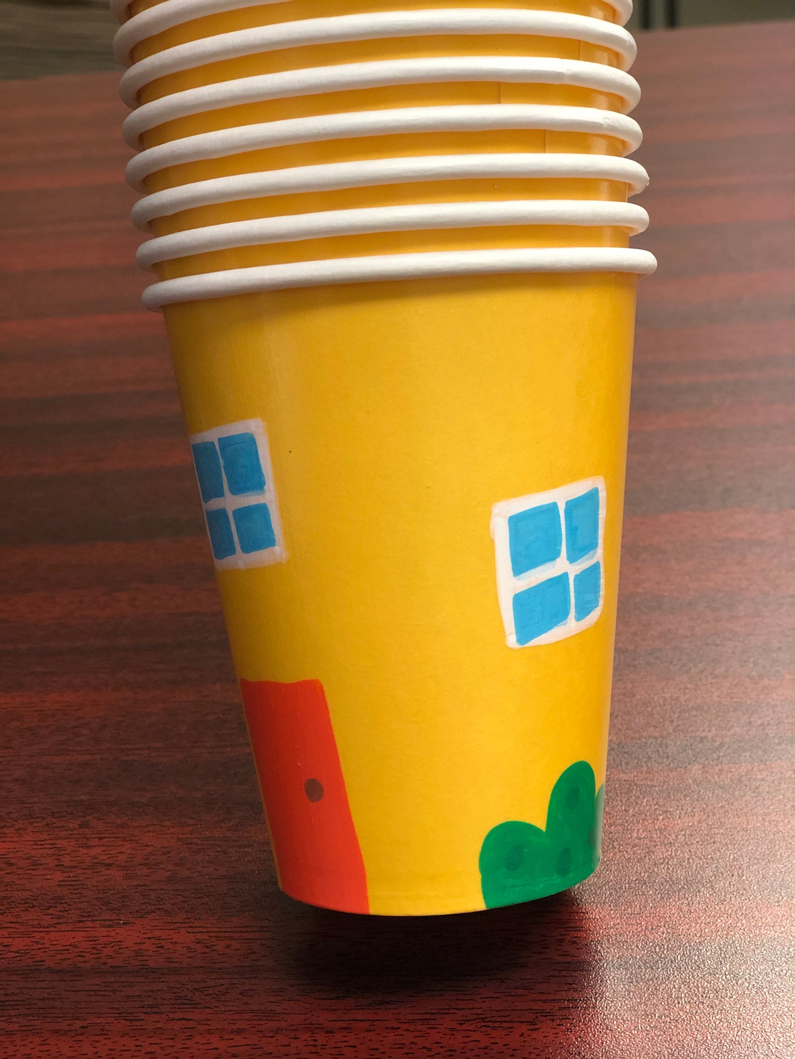 Peppa Pig House Cups Peppa Peppa Pig Birthday Party Cups - Etsy