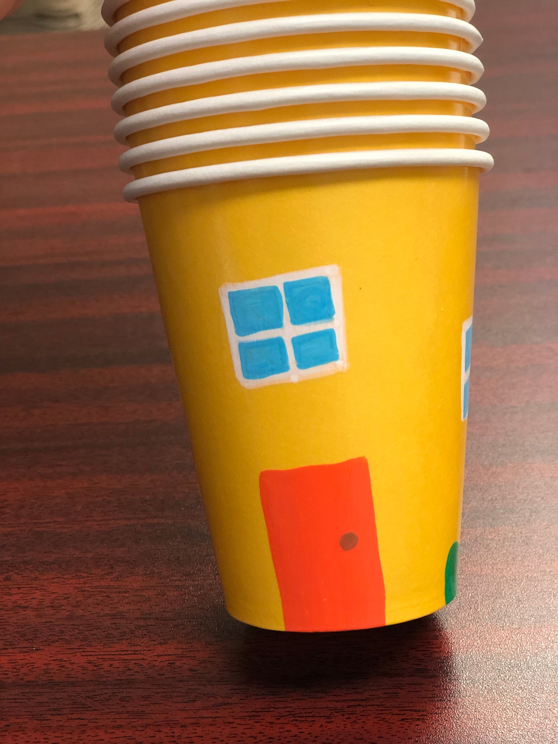 Peppa Pig House Cups Peppa Peppa Pig Birthday Party Cups | Etsy