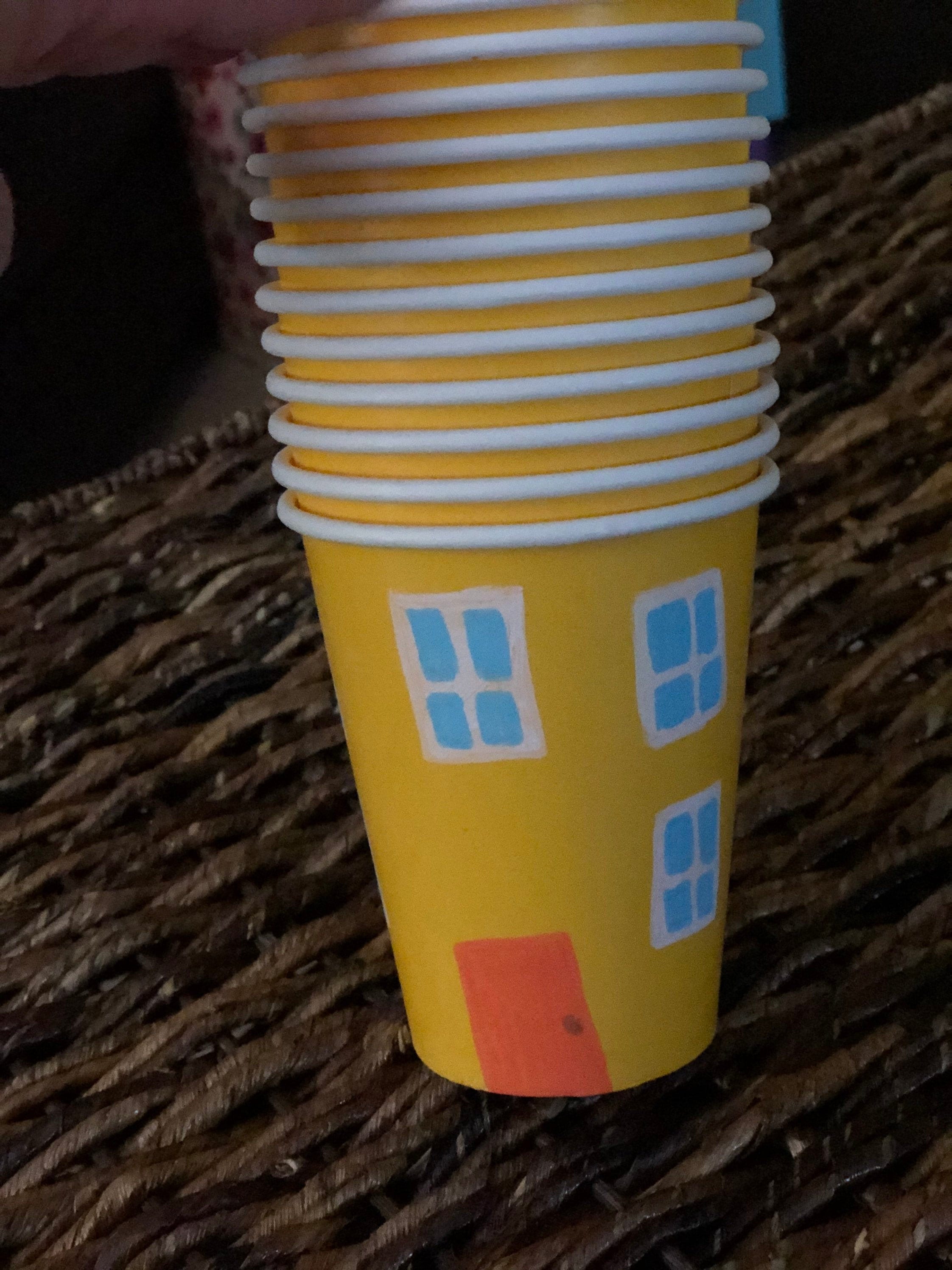 Peppa Pig House Cups Peppa Peppa Pig Birthday Party Cups - Etsy