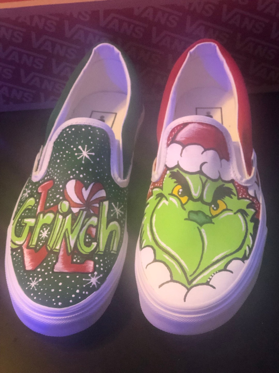 Grinch Shoes - Etsy