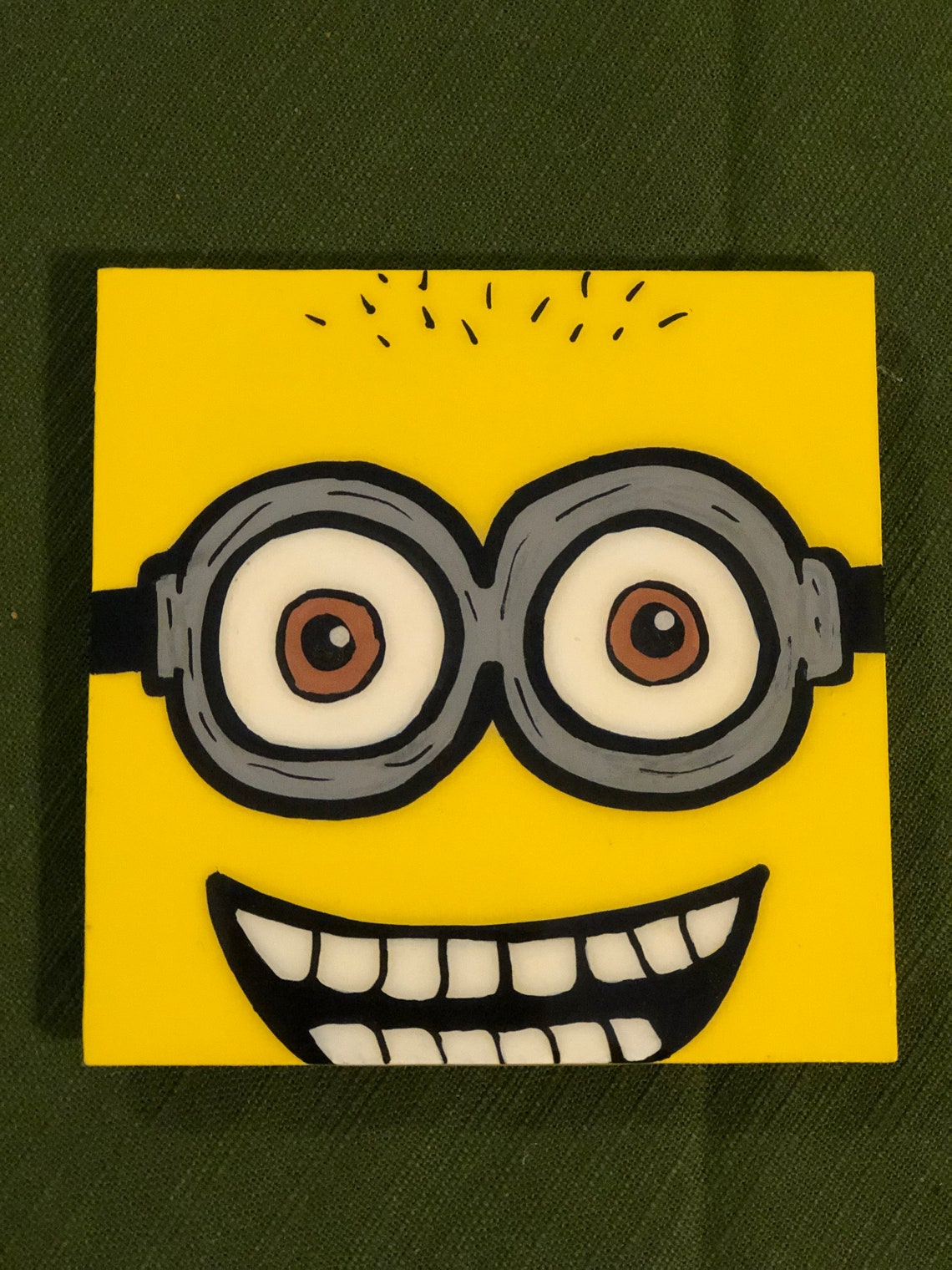 Minions Coasters Minion Minions Despicable Me Coaster - Etsy UK