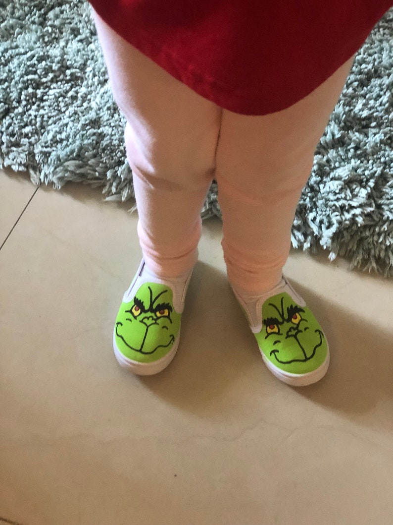 Grinch I How the Grinch Stole Christmas I Grinch Shoes I - Etsy