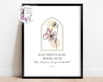 Psalm 37 4 - Etsy