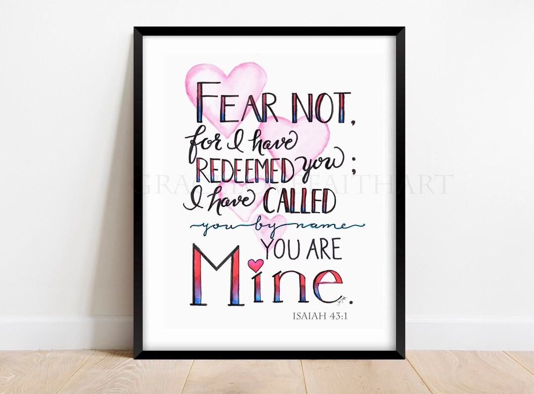 Christian Bible Verse Valentine's Day Gift Heart Love Wall Art ...