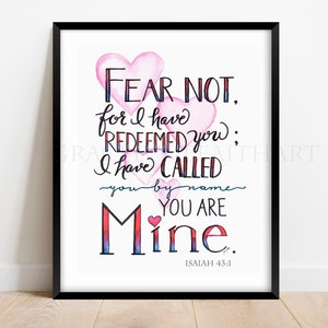 Christian Bible Verse Valentine's Day Gift Heart Love Wall Art ...