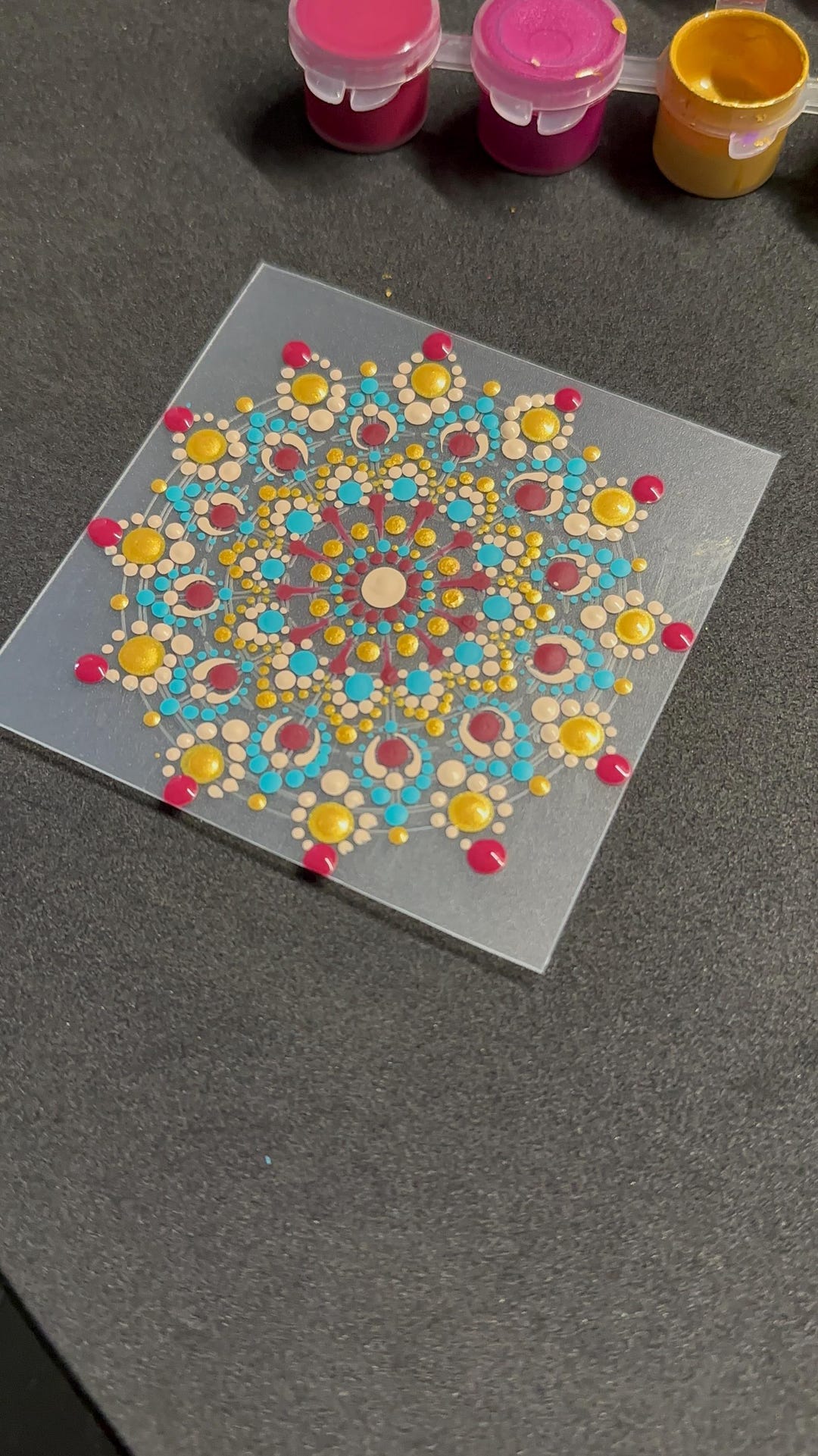 Mándala Dot Art Stencil *set of 8* - Etsy