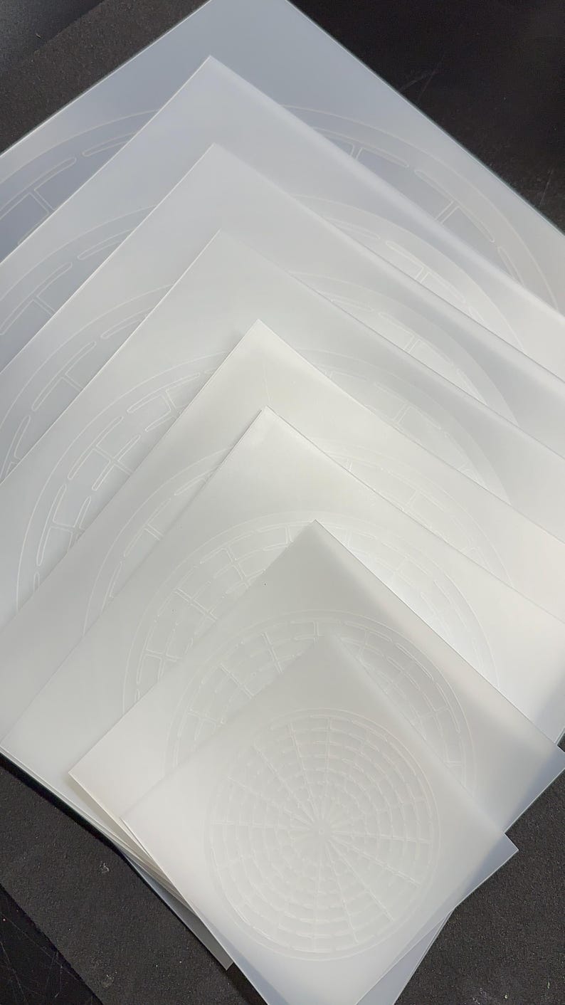 Dot Art Practice Stencil - Etsy