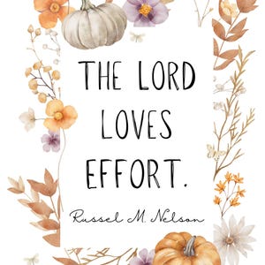 Fall LDS Quote Printables | 4x6 Autumn Program Covers | Latter-day ...