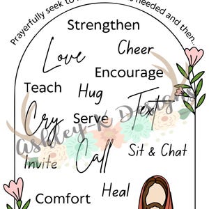 Ministering Handout for LDS Sisters - Etsy