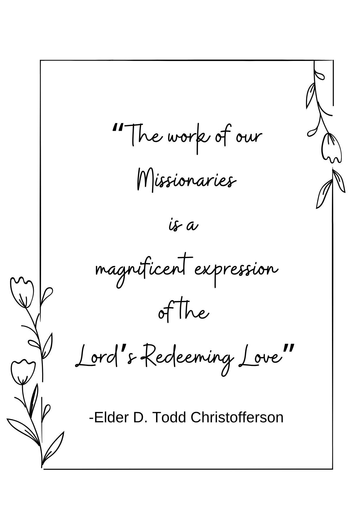 Missionary LDS Quote Printables | 4x6 Inspirational Cards | Latter-day ...