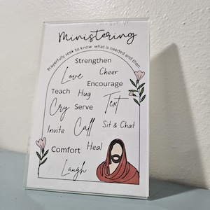 Ministering Handout for LDS Sisters - Etsy