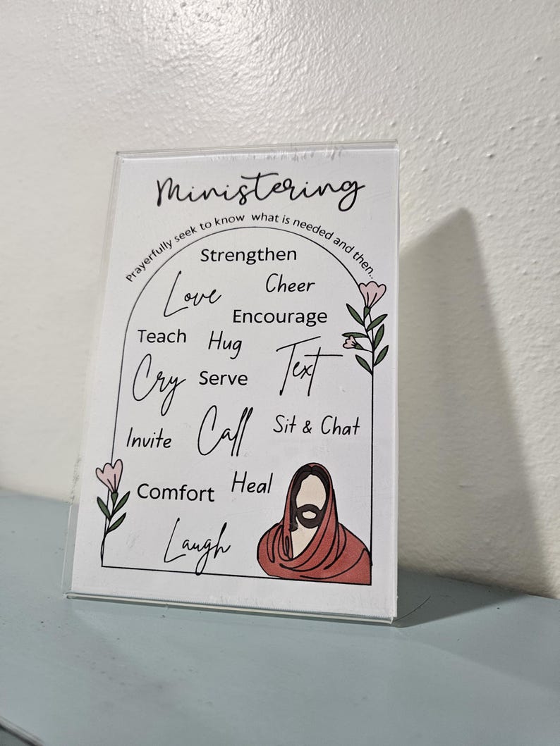 Ministering Handout for LDS Sisters - Etsy