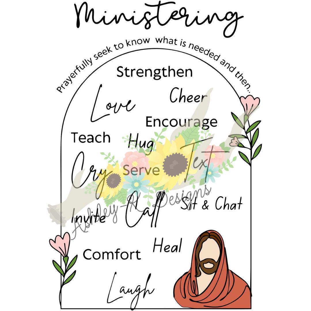 Ministering Handout for LDS Sisters - Etsy