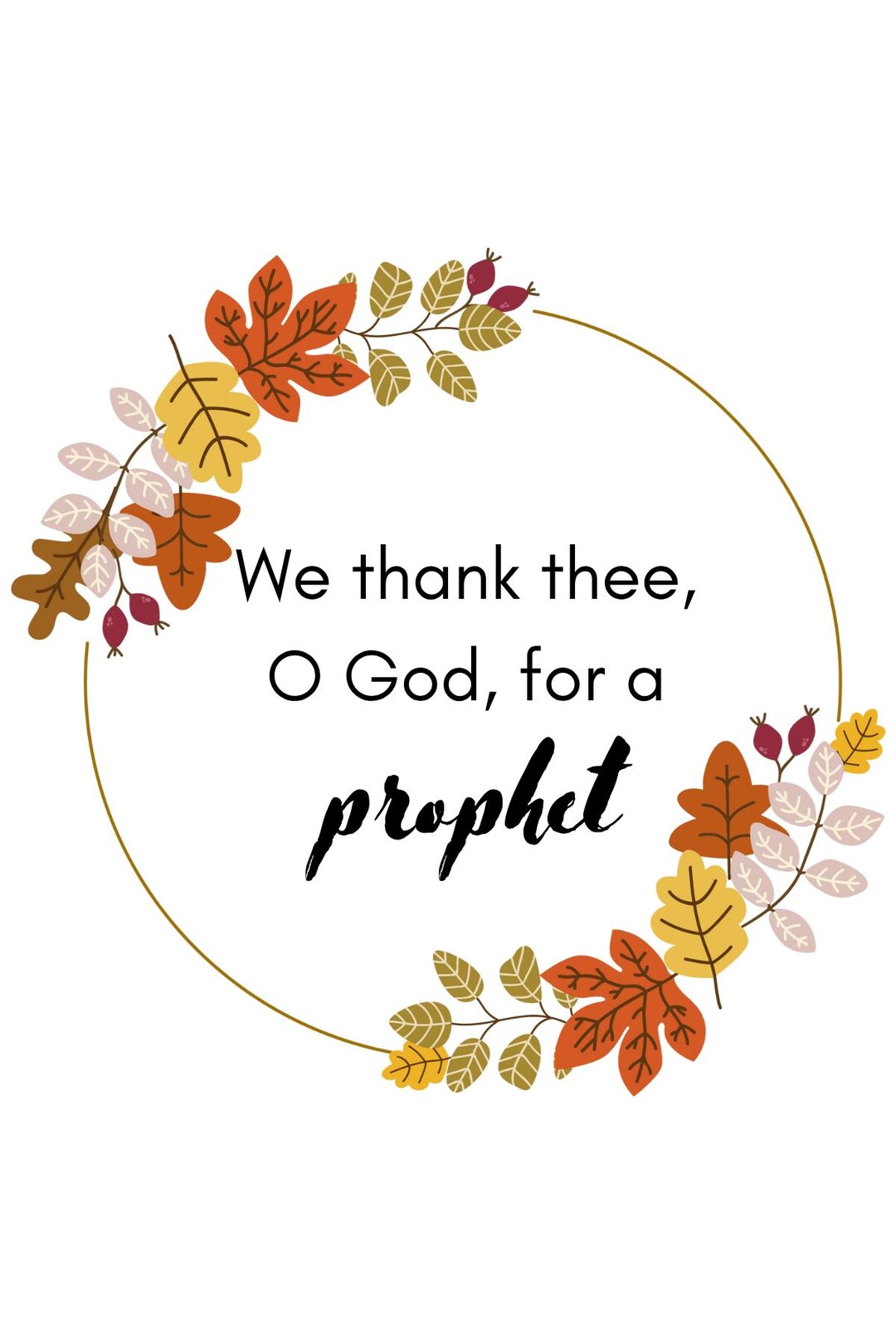 Fall LDS Quote Printables | 4x6 Autumn Program Covers | Latter-day ...