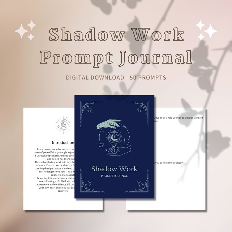 Shadow Work Prompt Journal Digital Download and Printable - Etsy
