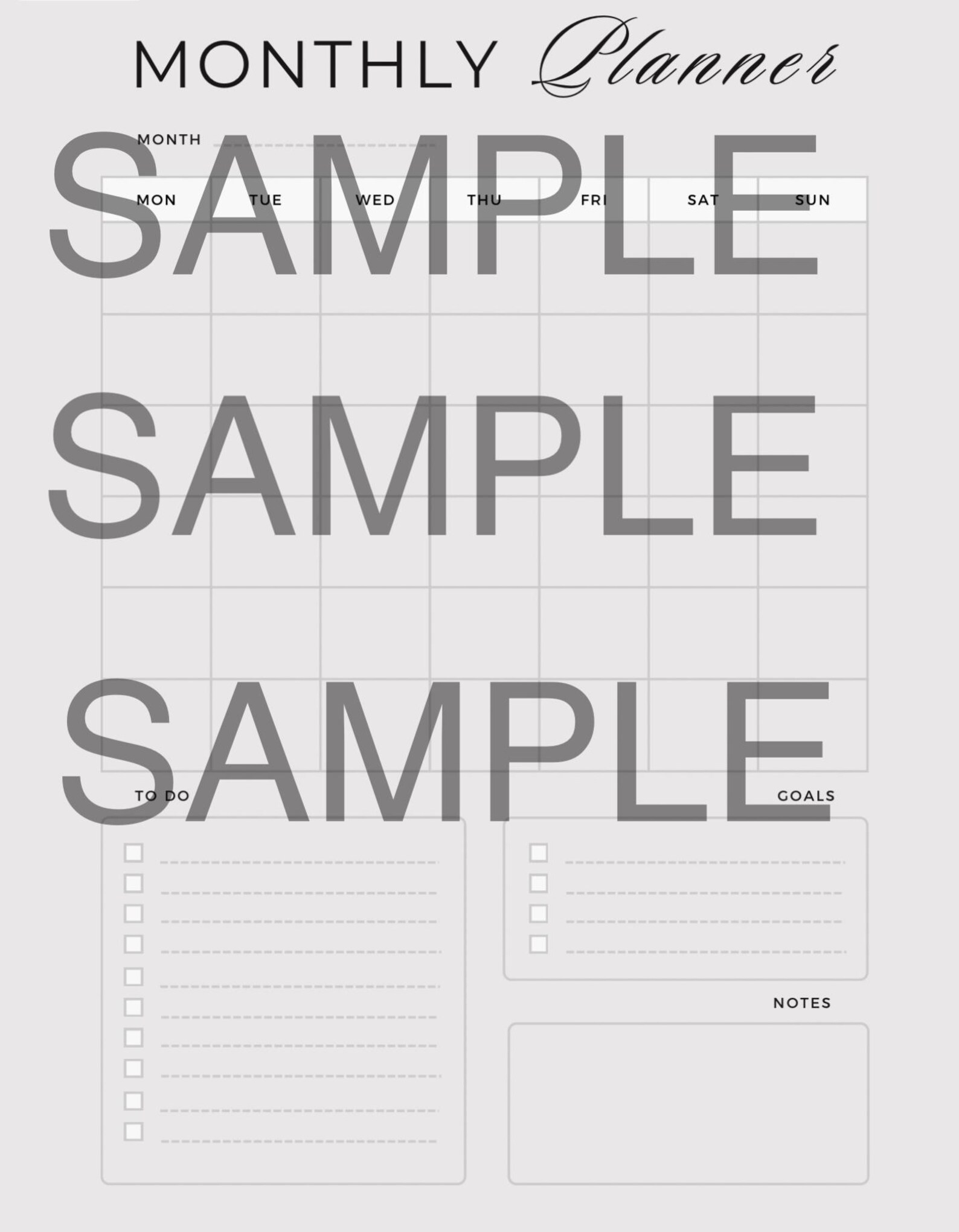 Weekly/yearly Planner - Etsy