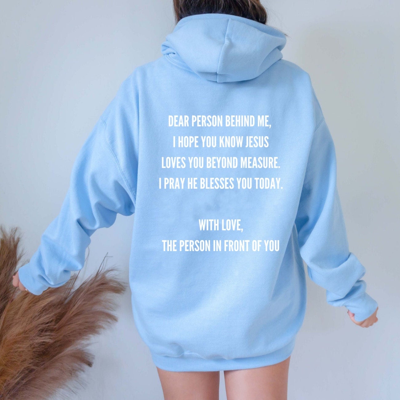 Dear Person Behind Me Hoodie Trendy Hoodie Mental Health Sweatshirt ...