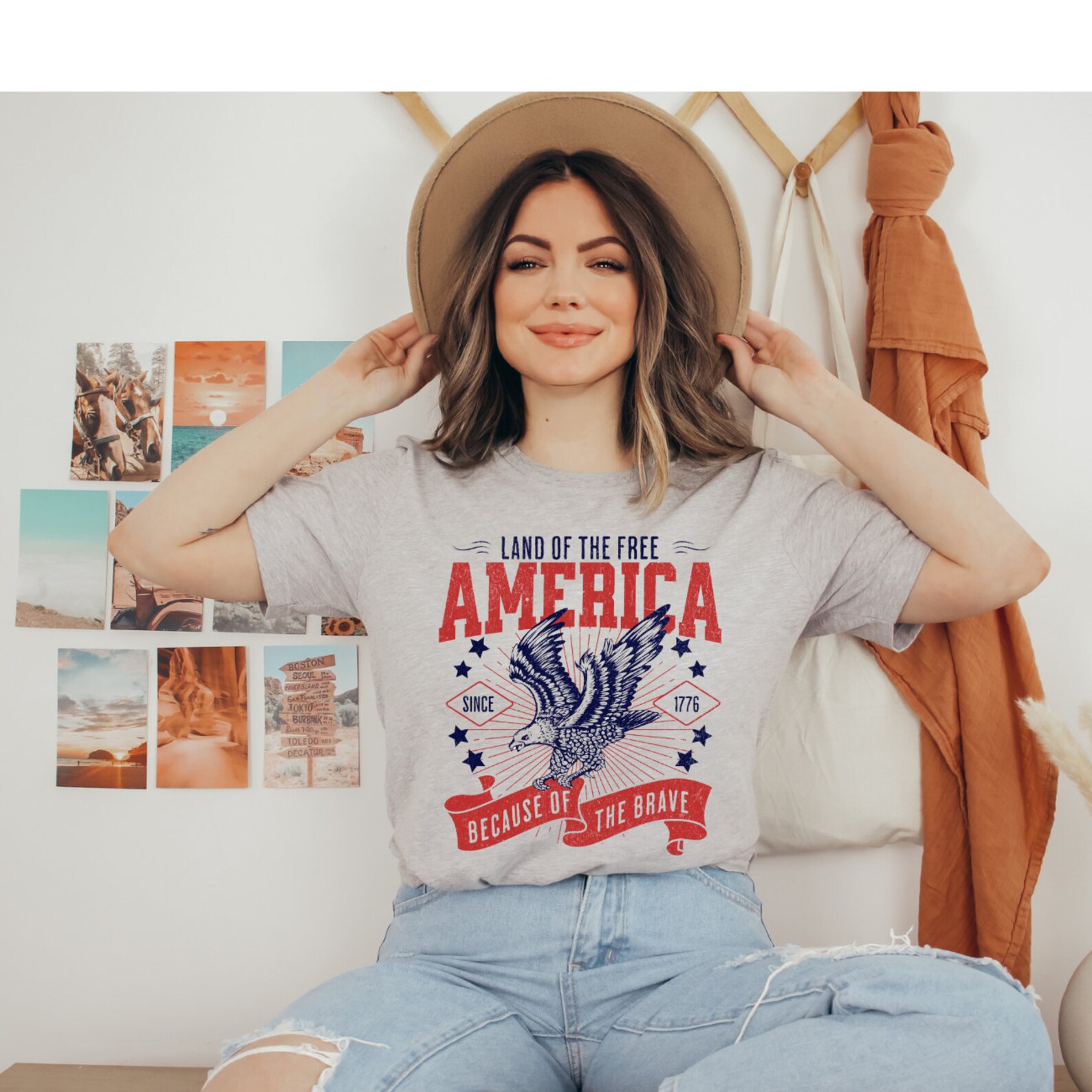 America Shirt Land of the Free Shirt Retro USA Shirt Party in the USA ...