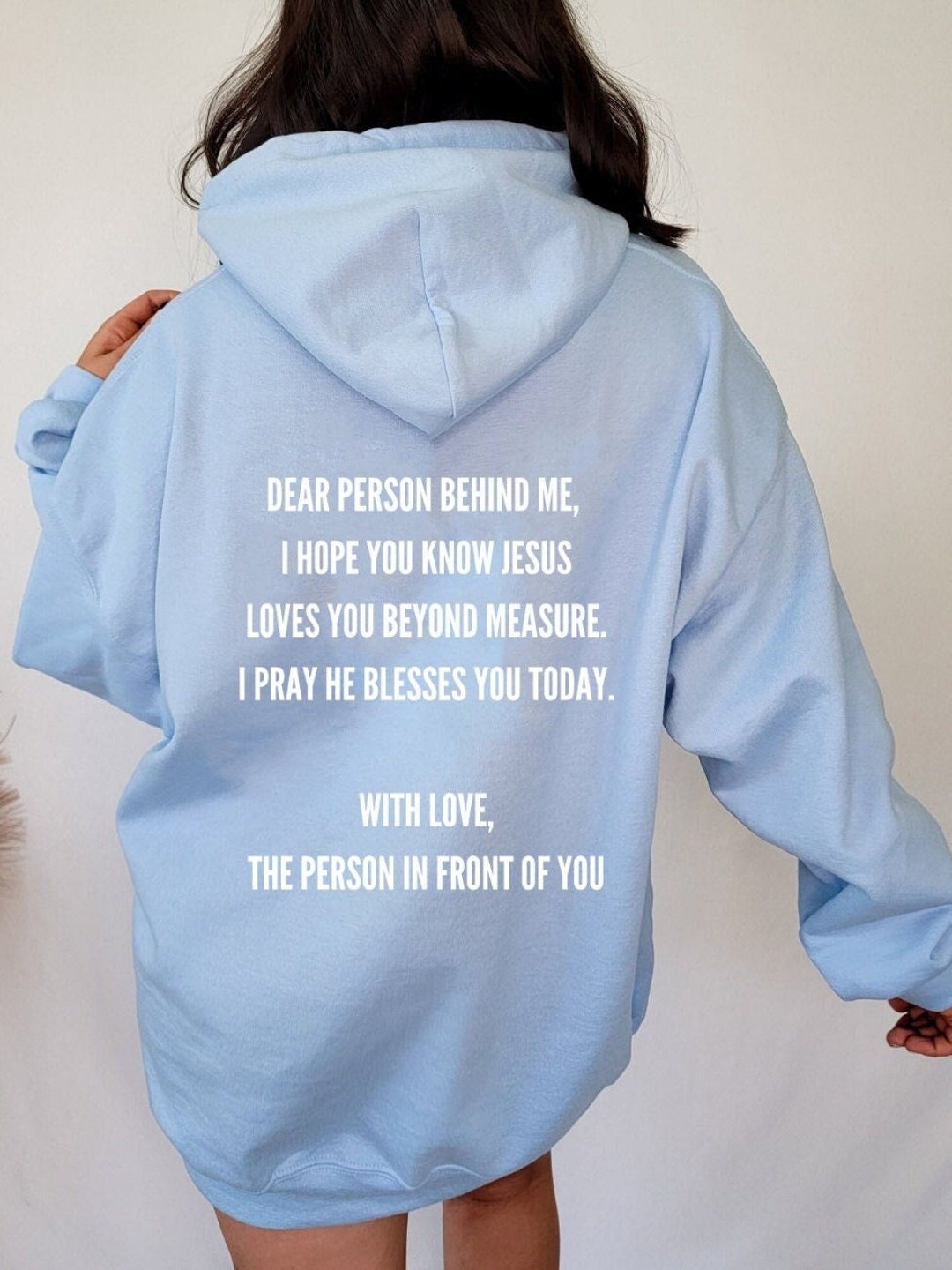 Dear Person Behind Me Hoodie Trendy Hoodie Mental Health Sweatshirt ...