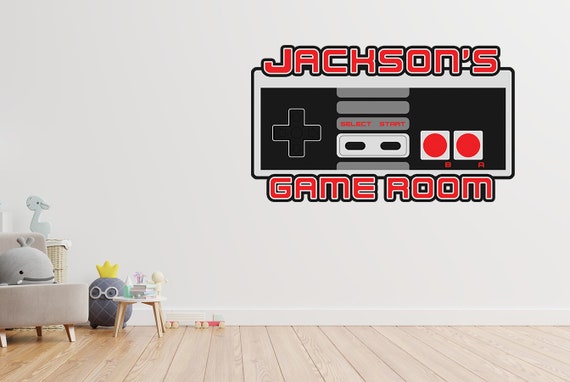 Gaming Decal Game Room Decal Video Game Decal Game Room | Etsy