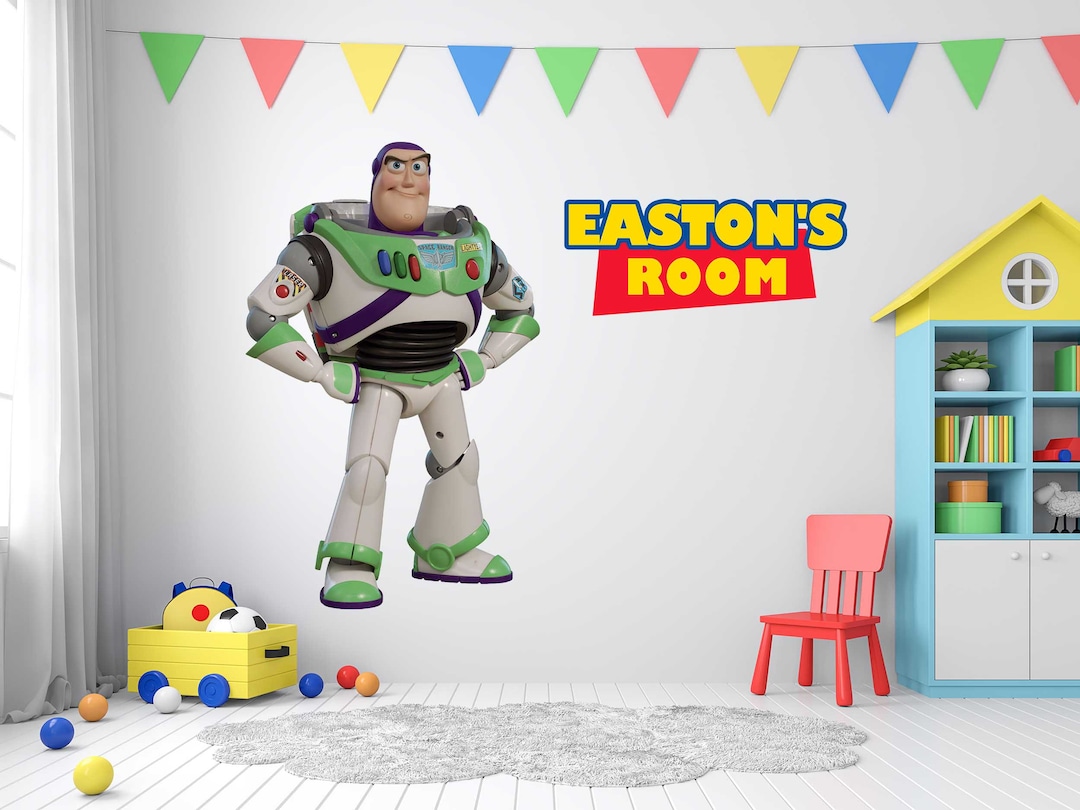 Buzz Lightyear Inspired Decal,game Room Decal, Toy Story Decal, Buzz ...