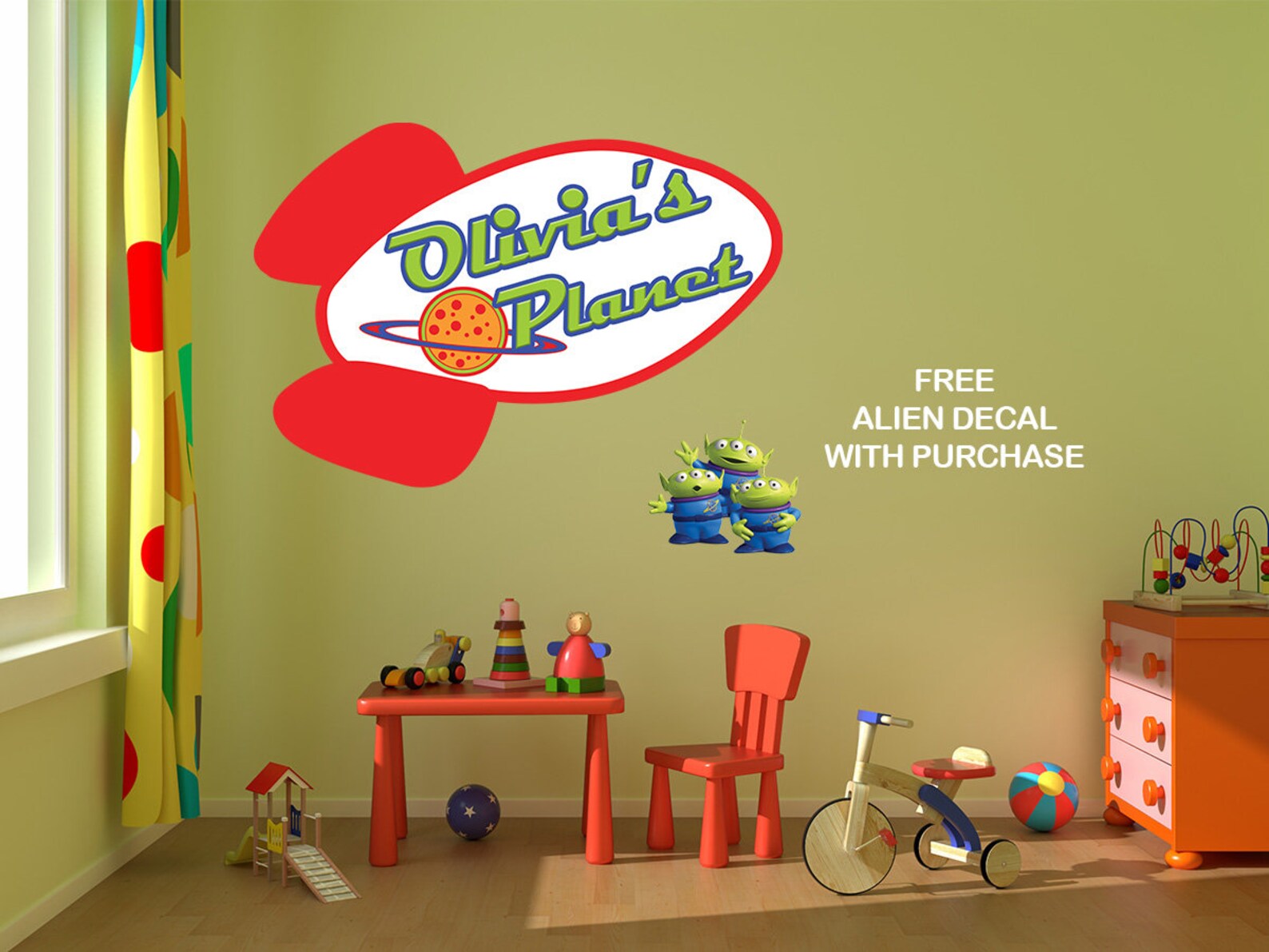 Toy Story Inspired Decalgame Room Decal Toy Story Decal Toy | Etsy