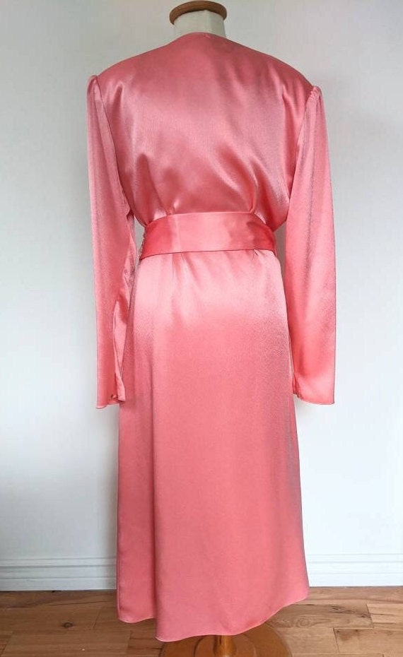 Pink 80s Wrap Dress - Gem