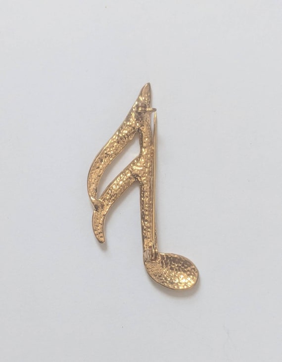Music Note Brooch - Gem