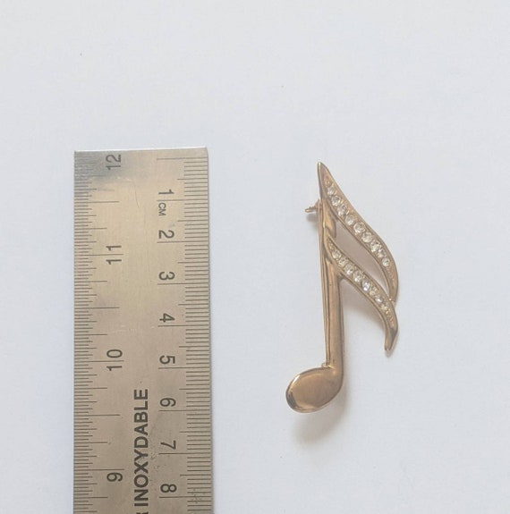 Music Note Brooch - Gem