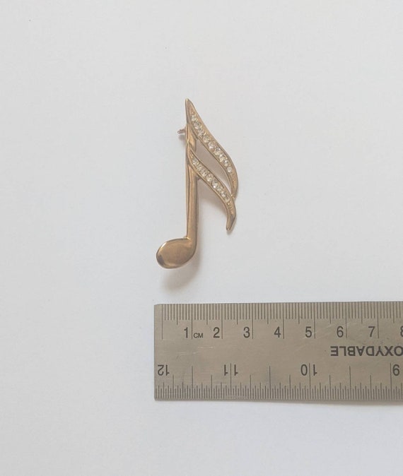 Music Note Brooch - Gem
