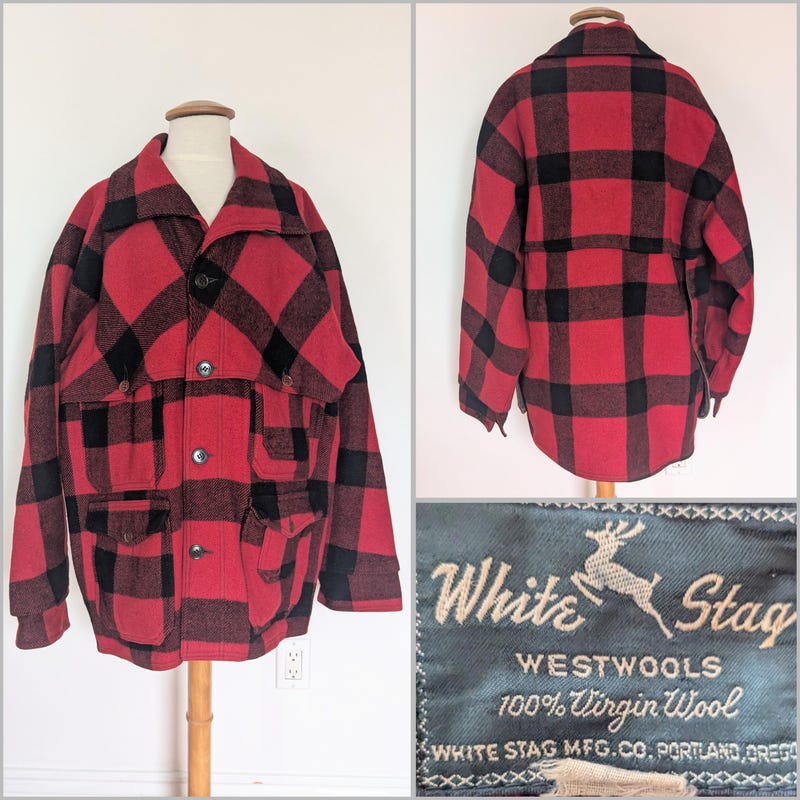 White Stag Jacket - Etsy