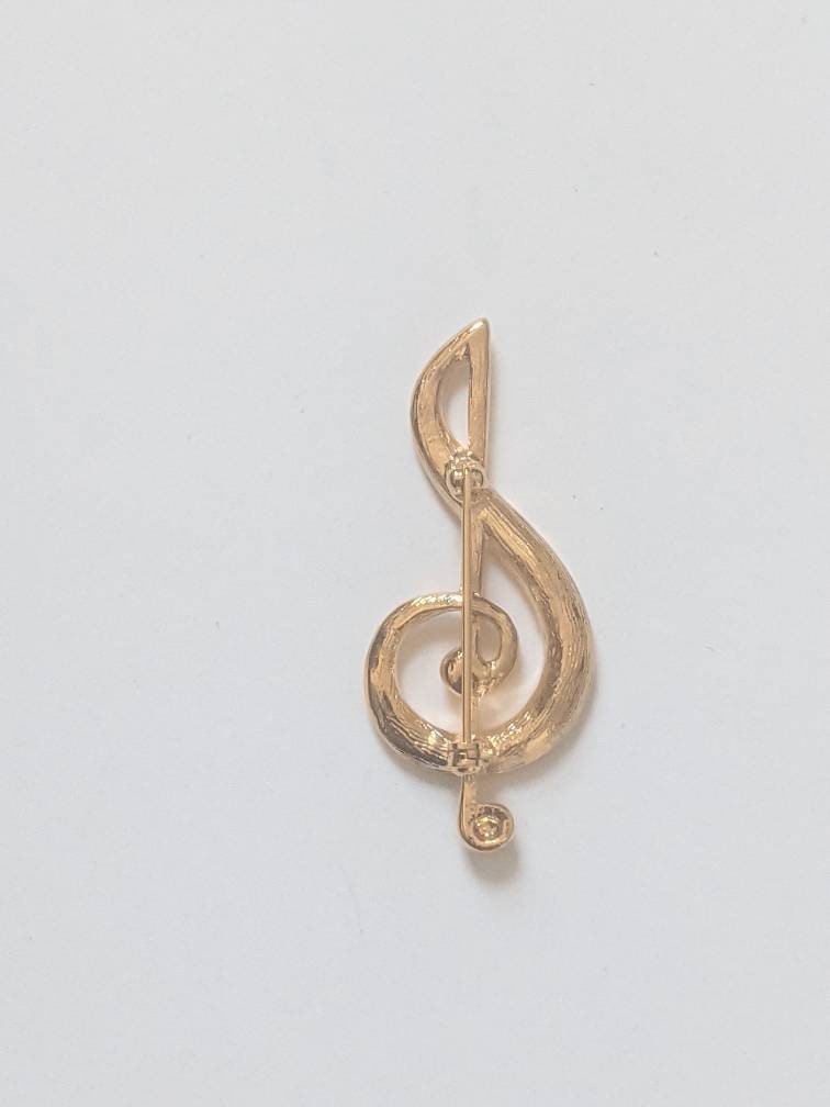 Treble Clef Brooch - Etsy