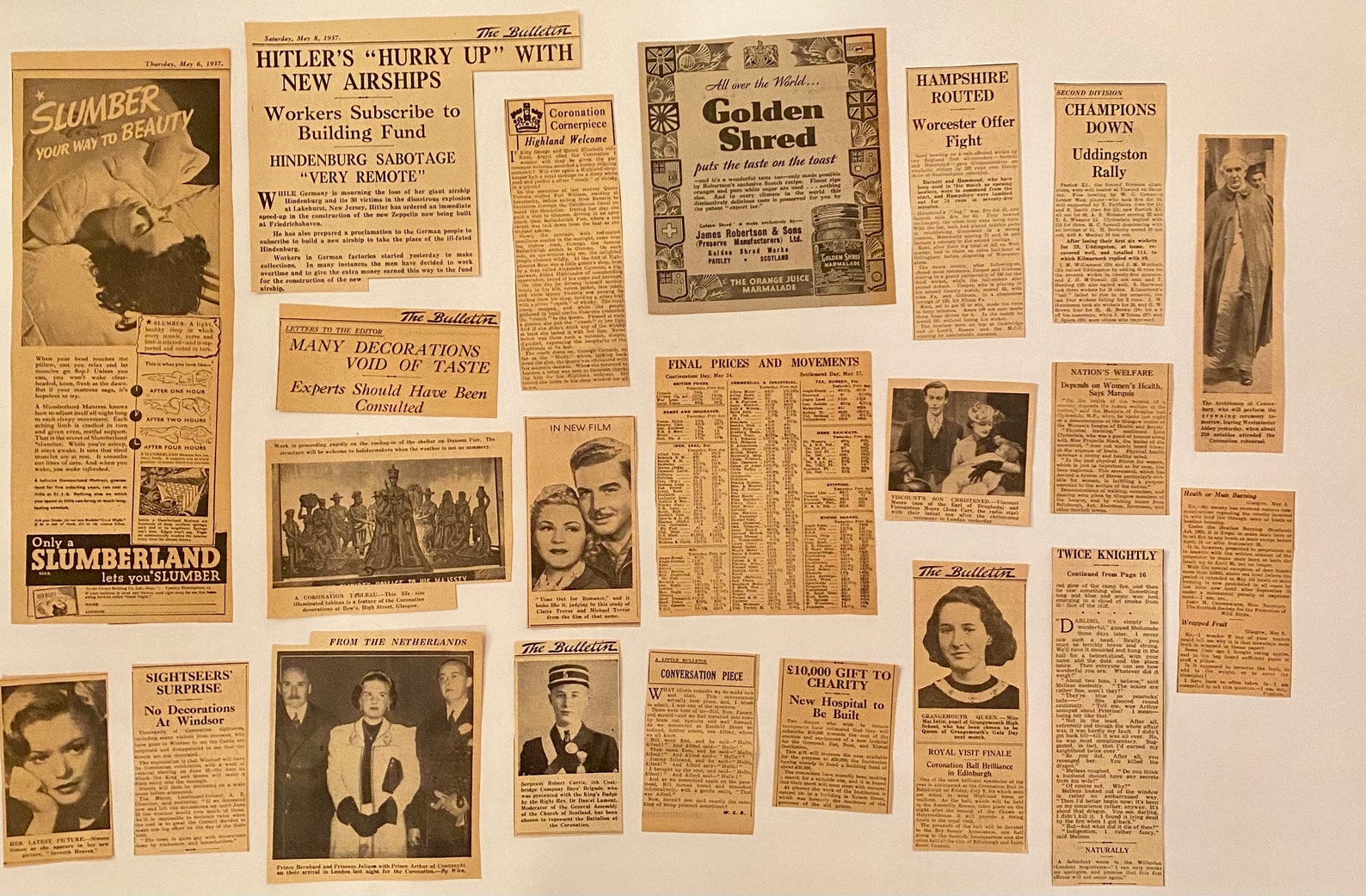 20 Vintage Newspaper Clippings and Advertisements Scottish | Etsy