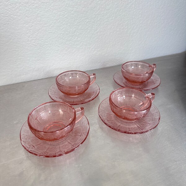 Pink Tea Cups - Etsy