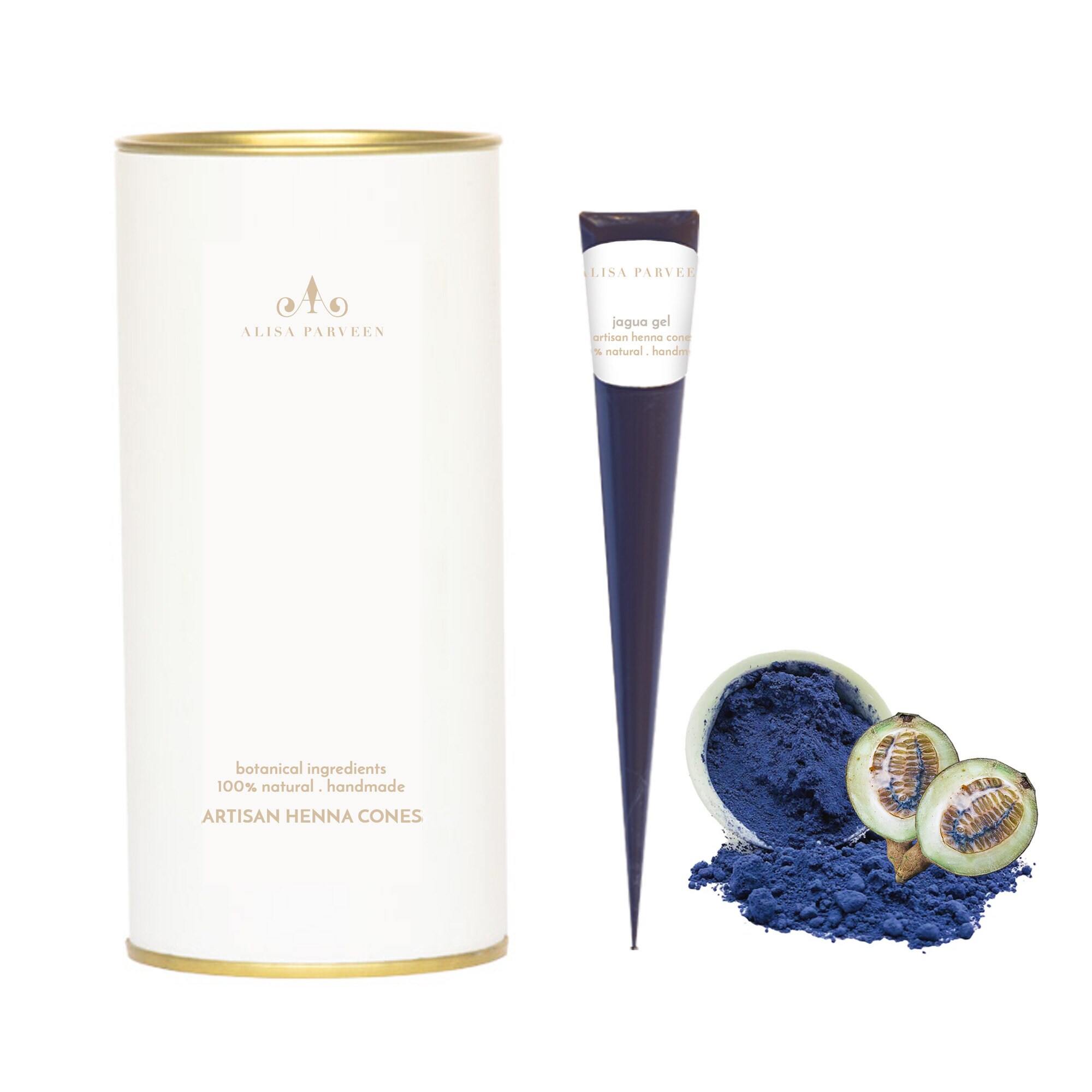 Jagua Ink Gel Cone for Temporary Tattoo on Skin, Stains Blue All ...