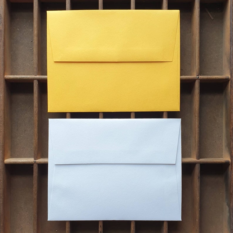 Happy Sun Card Set 6 Bright Sunny Letterpress A2 Cards - Etsy