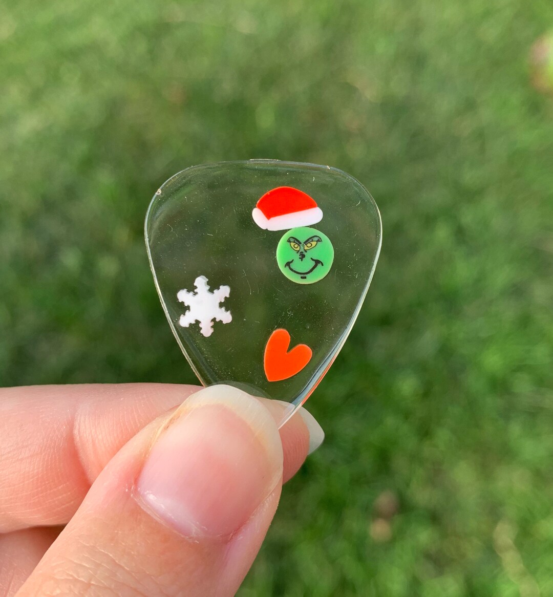 Grinch Guitar Pick, How the Grinch Stole Christmas, Christmas Guitar ...