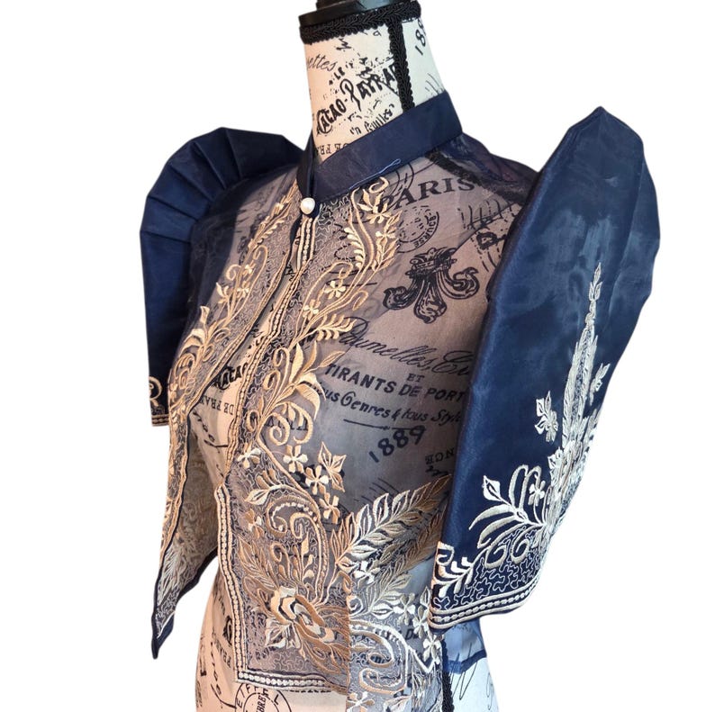 Bolero, Organza, Modern Filipiniana, Filipino Wedding, for Her, for Mom ...