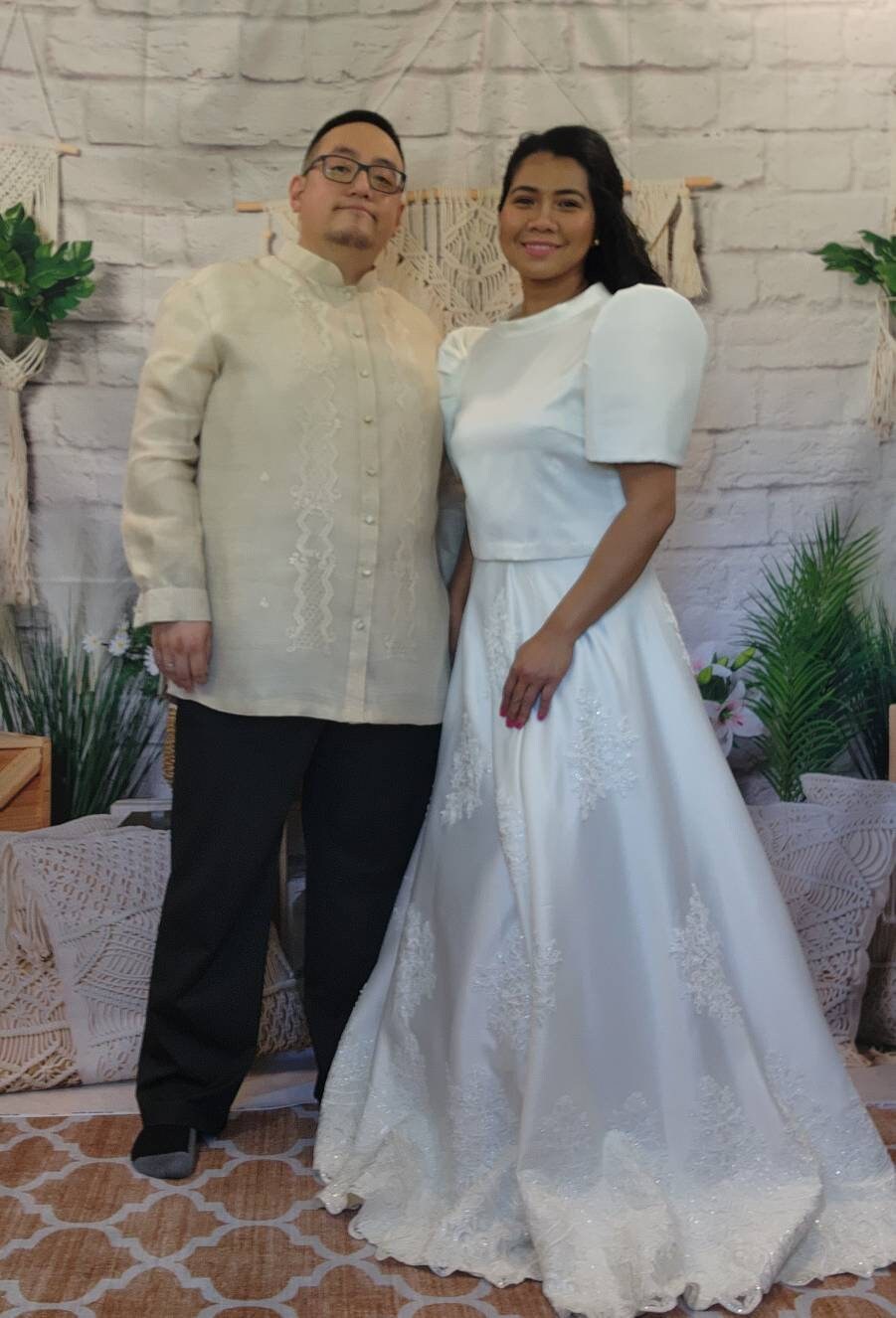 Modern Filipiniana Dress Philippine Fabric Formal Wear Lace - Etsy Canada