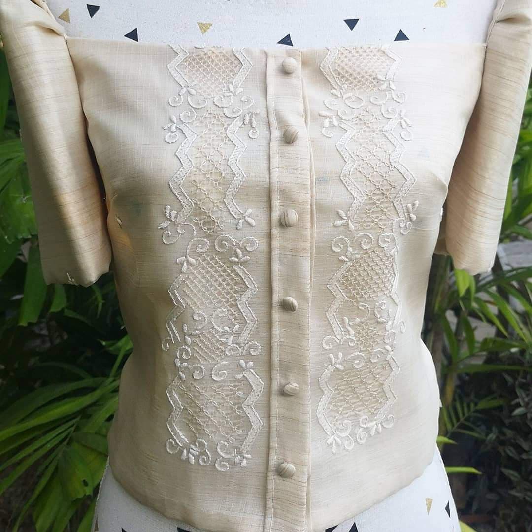 Modern Filipiniana Blouse and Skirt Philippine Fabric Formal - Etsy