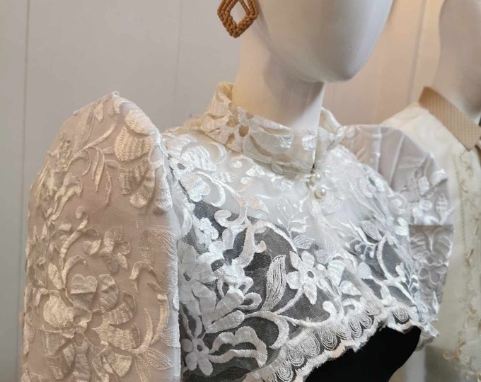 White Lace Bolero, Modern Filipiniana, Filipino Wedding, for Her, for ...