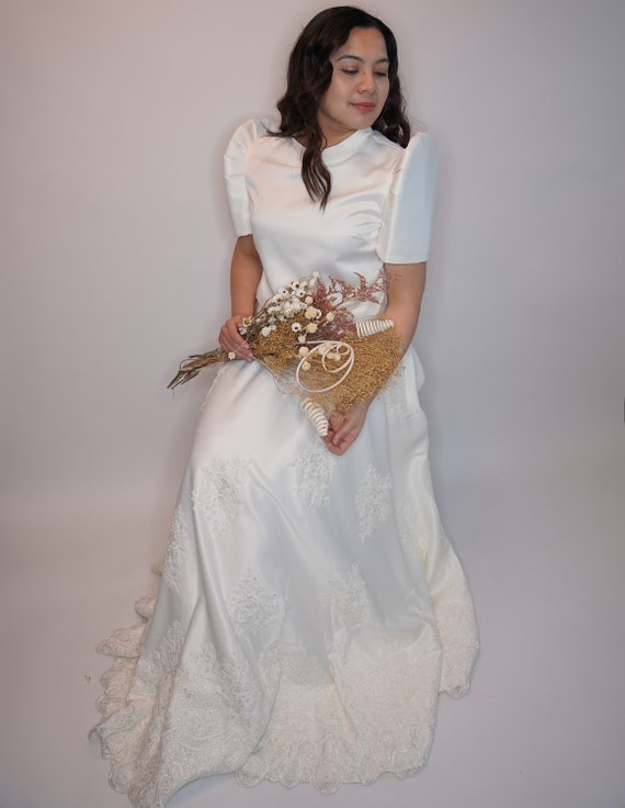 Modern Filipiniana Dress, Philippine Fabric, Formal W… - Gem