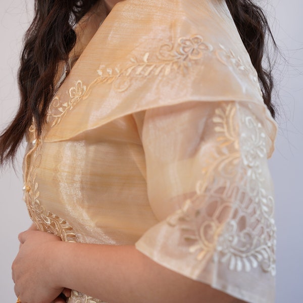 Blouses Filipiniana Maria Clara Top - Etsy