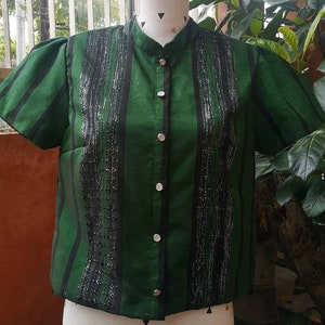 Hablon Blouse Hand Woven Hand Made Hand Loomed - Etsy
