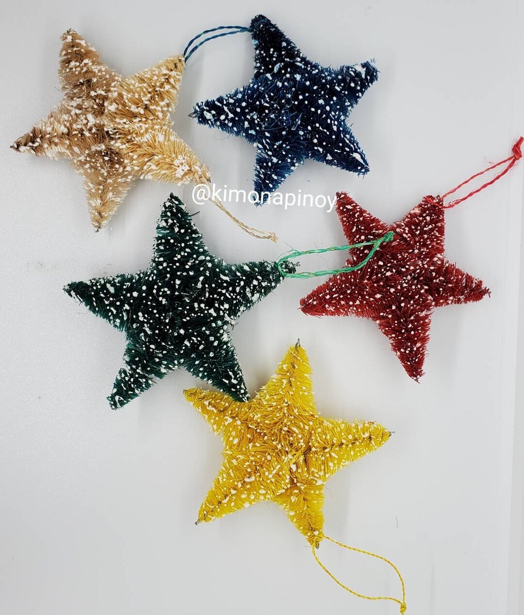 Abaca Star Ornaments, Philippine Made Handmade, Filipino Christmas ...