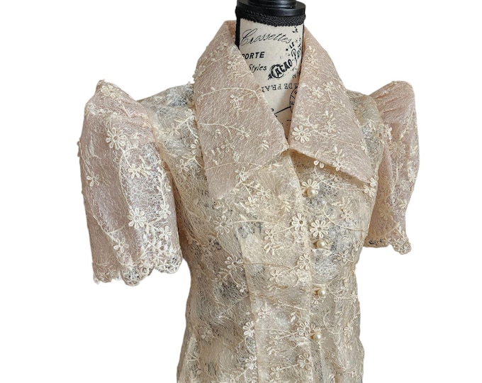 Modern Filipiniana Top Only, Lace, Philippine Fabric Blouse, Formal Wear, Filipino Wedding Wear ...